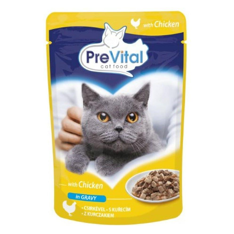 Prevital Cat Food Mix 4 Flavors Chicken Veal Salmon Poultry – wet cat ...