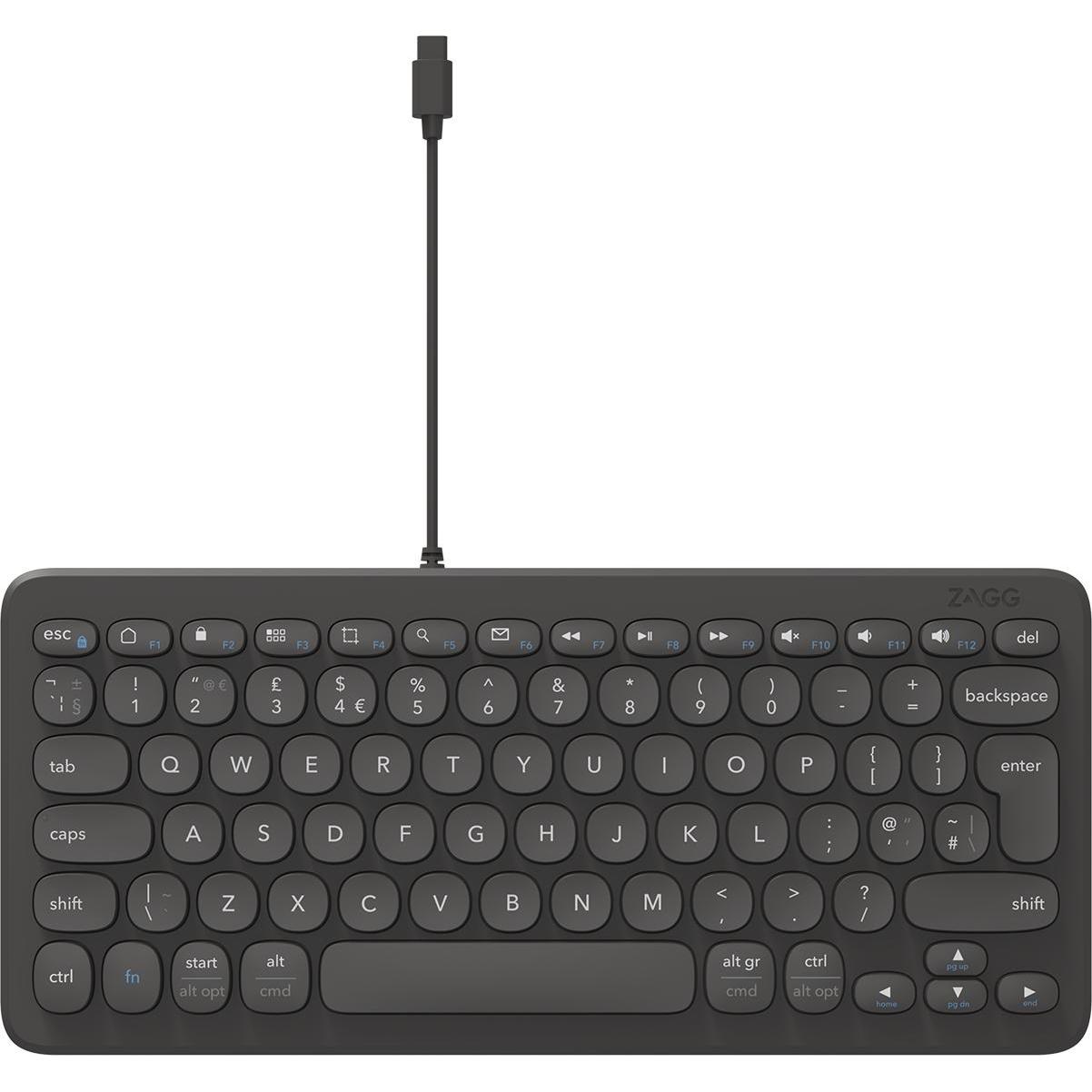 Zagg Connect 12C keyboard USB QWERTY Danish, Finnish, Icelandic ...