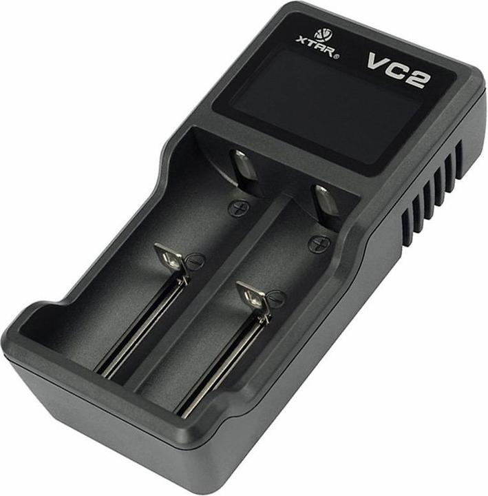 AccuCell 2-Schacht USB-Ladegerät mit grossem Display - Galaxus