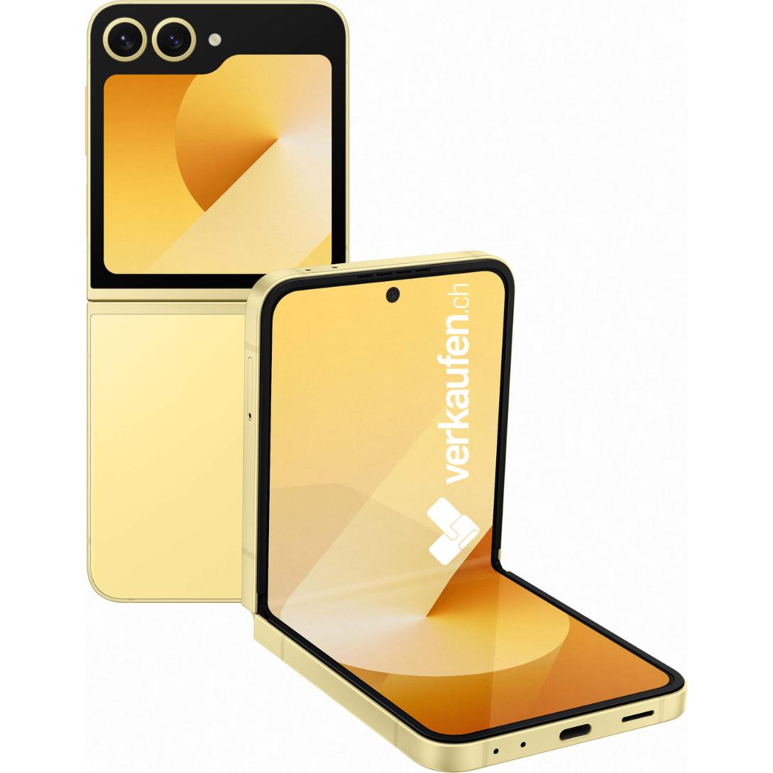 verkaufen.ch Galaxy Z Flip6 (256 GB, Yellow, 6.70", 50 Mpx, SIM + eSIM ...