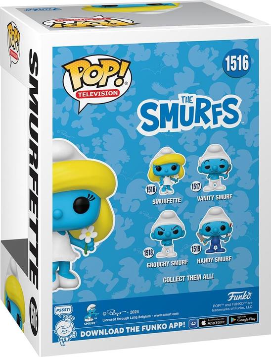 Funko Die Schlümpfe POP! TV Vinyl Figuren Smurfette w/CH 9 cm Sortiment ...