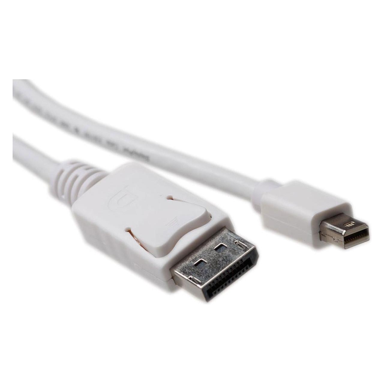 ACT AK3965 2m Mini DisplayPort DisplayPort Blanc Câble DisplayPort (2 m ...