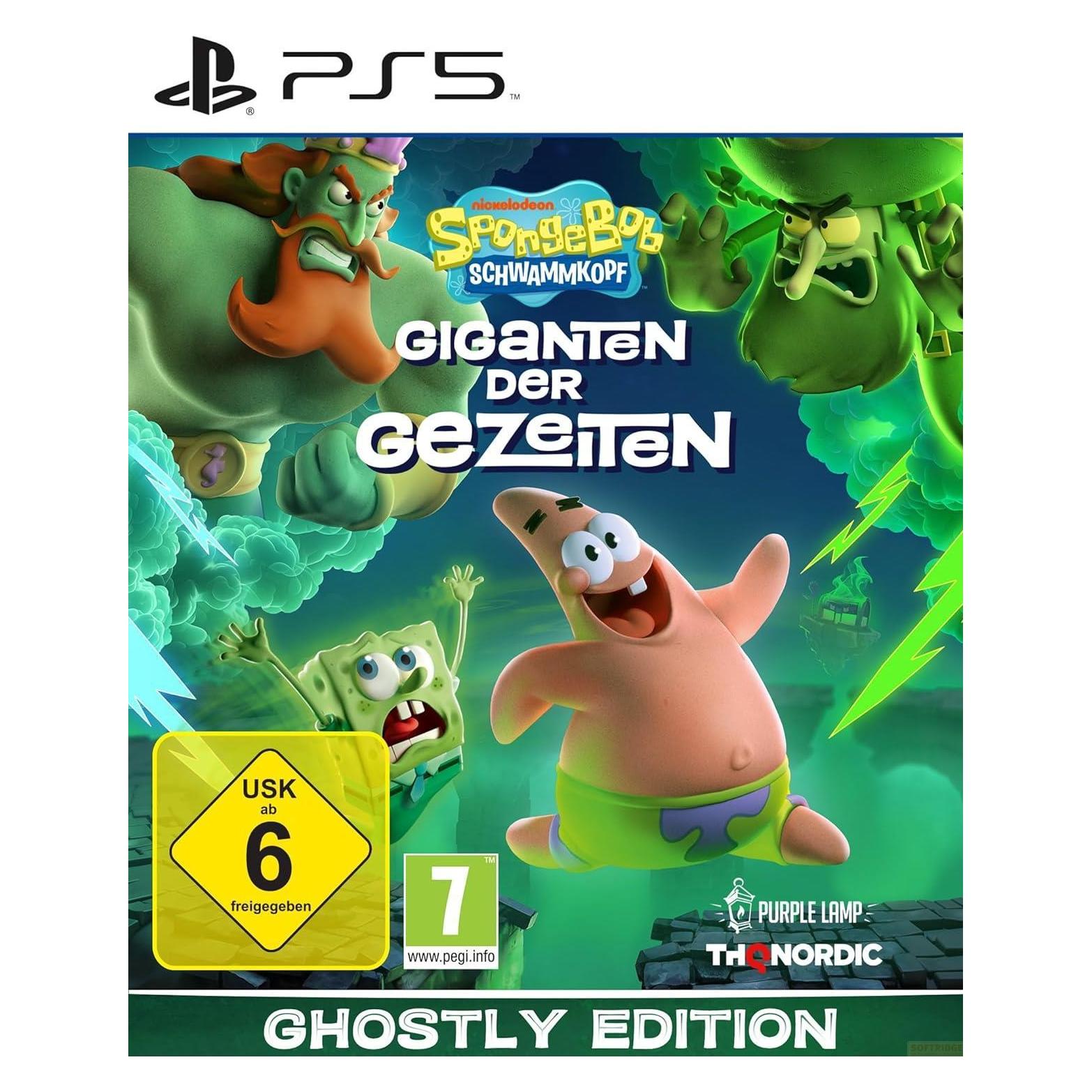 THQ SpongeBob - Giganten der Gezeiten PS-5 GHOSTLY Edition streng ...