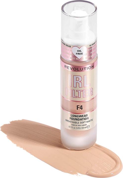 Makeup Revolution IRL FILTER longwear foundation #F4 23ml (F4) - Galaxus