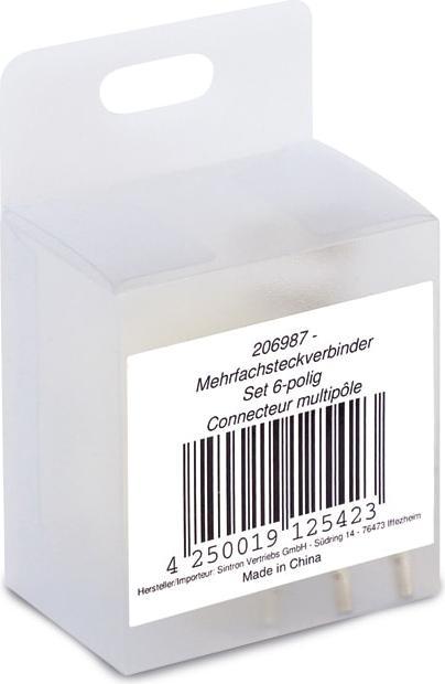 Eneroid Plug connector set SUPU series B, 3x2-pin, 19 A/600 V - Galaxus