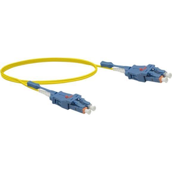 Exertis Connect Fibre optic patch cable Uniboot, 9/125 µm, OS2 fibre, LC duplex plug/ LC duplex ...