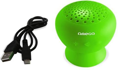 Omega OG46GR Portable Bluetooth Speaker – Mono – 3W RMS – Green – USB ...