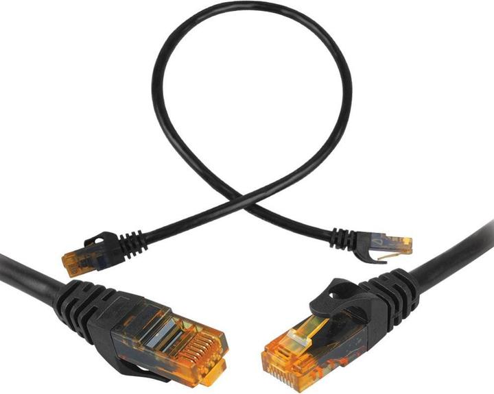 Lasmex 8P8C CAT6e UTP Connection network Cable (patchcord) 0.5m black ...