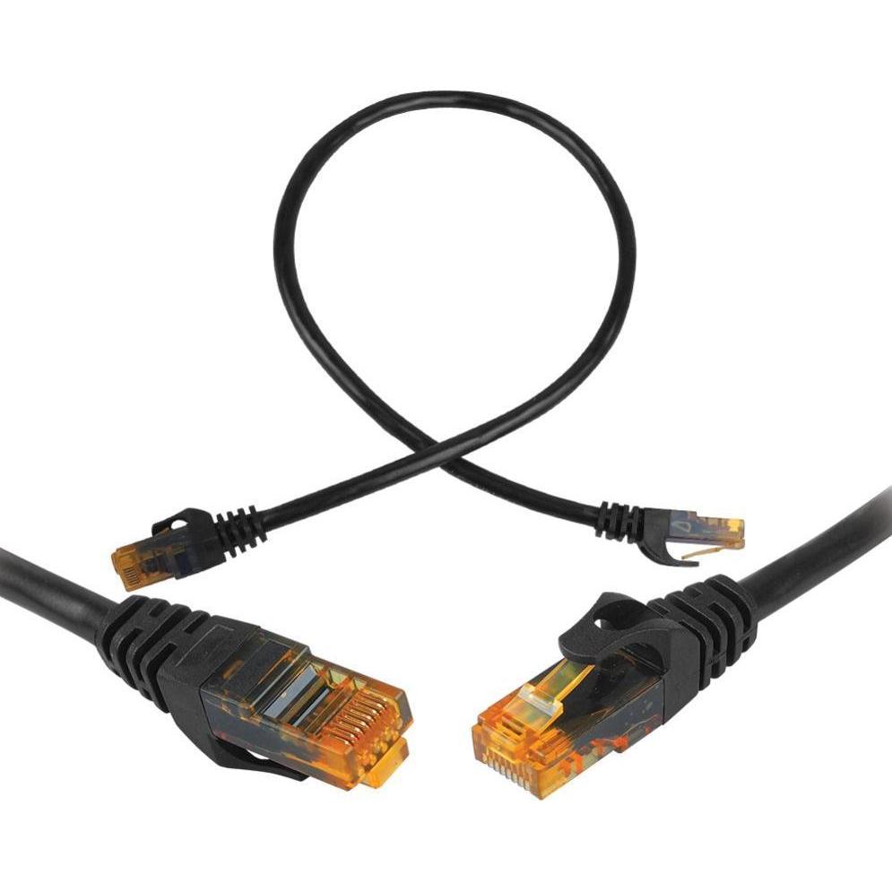 Lasmex 8P8C CAT6e UTP Connection network Cable (patchcord) 0.5m black ...