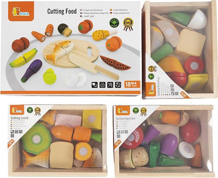 Viga Toys VIGA cuttable wooden food play set - kaufen bei Galaxus