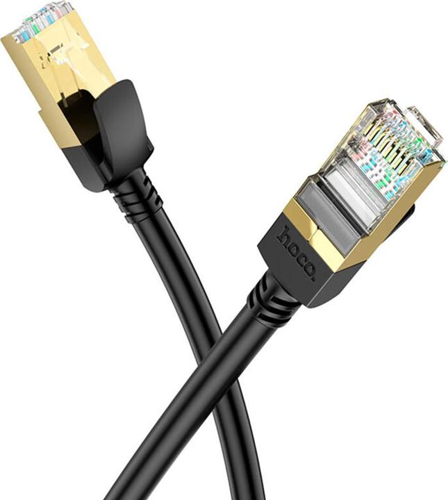Hoco US02 3M Pure Copper CAT 6 Gigabit Ethernet Cable Black (CAT6, 3 m ...