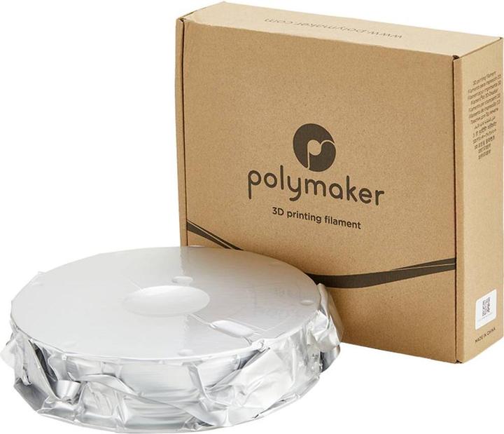 Polymaker PC02005 Filament PC (Polycarbonat) schlagfest, hitzebeständig 1.75mm 750g Grau PolyMax ...