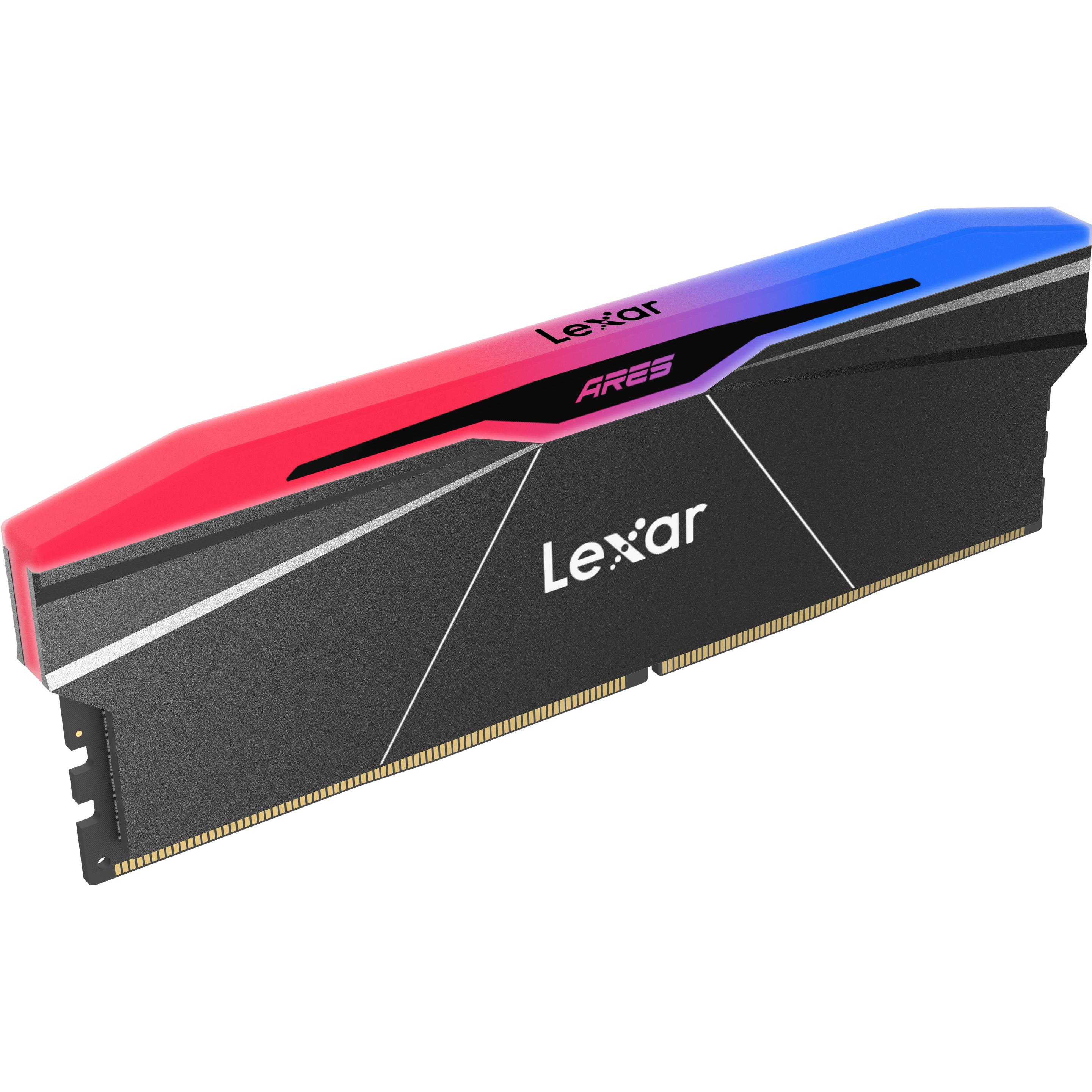 Lexar DDR5 ARES RGB 32GB(2 16GB)/7600 PC memory black (2 x 16GB, 7600 ...