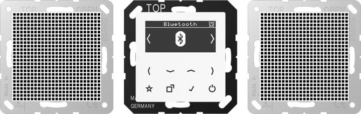 JUNG DABA2BTWW Smart Radio DAB (VHF, DAB+, Bluetooth, Radio Frequency ...