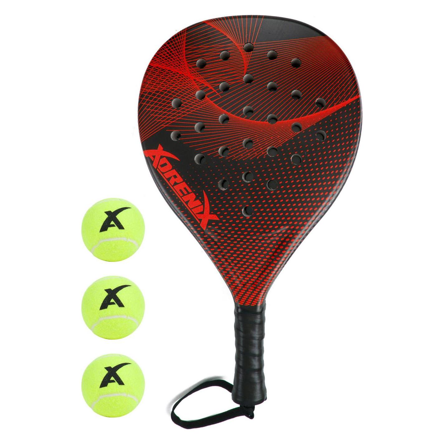 Adrenix Padel set racket with 3 balls - buy at Galaxus
