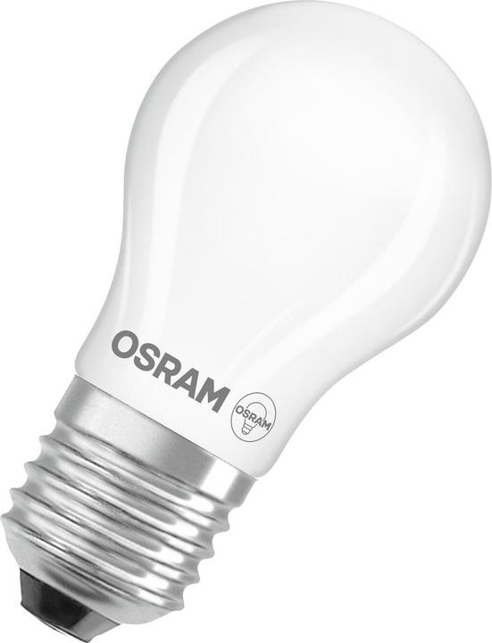 Osram LED Leuchtmittel LED Retrofit CLASSIC P 1W 827 Frosted E27 Warm ...