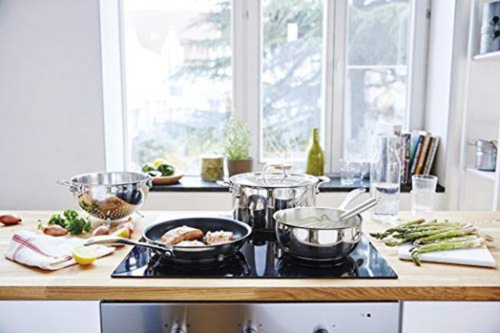 Beka Chef (24 cm, Padella per friggere, Pentola, Acciaio inossidabile ...