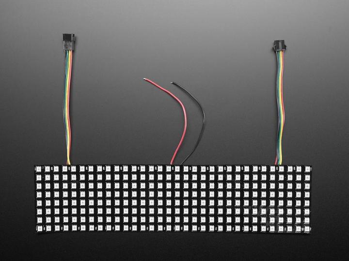 Adafruit DotStar 5050 Matrix 8x32 RGB, 256 LEDs, biegsam/flexibel, 24 ...