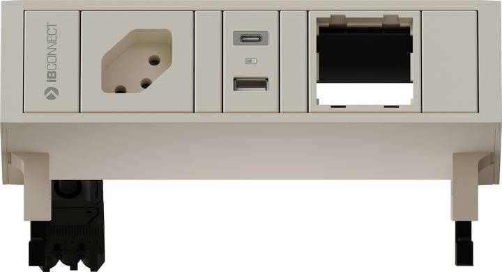 IB Connect Ciabatta elettrica SUPRA bianca 1x tipo 13 1x USB-A/C 1x ...