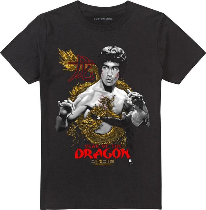 Bruce Lee Golden Year Of The Dragon TShirt - kaufen bei Galaxus