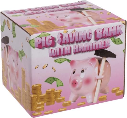 Out of the blue Spardose, Schwein mit Hammer - buy at Galaxus - Galaxus