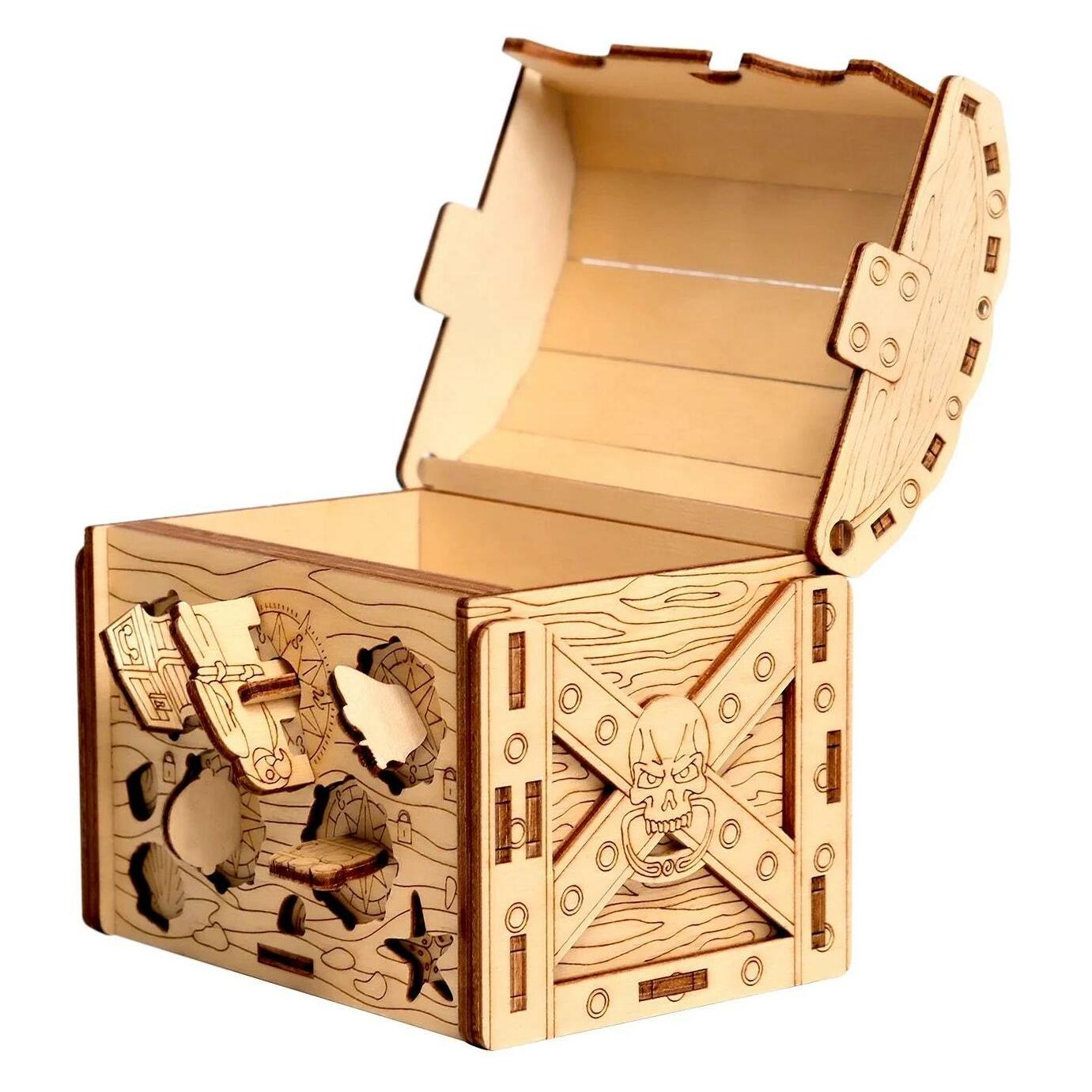 Escape Welt Secret Box "Piraten Schatzkiste" - Rätselbox