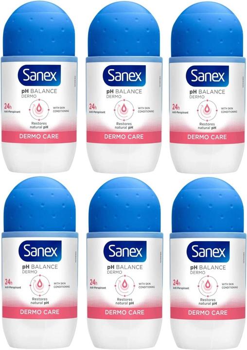 Sanex Dermo Care Roll-on Deodorant - 6 x 50 ml - kaufen bei Galaxus