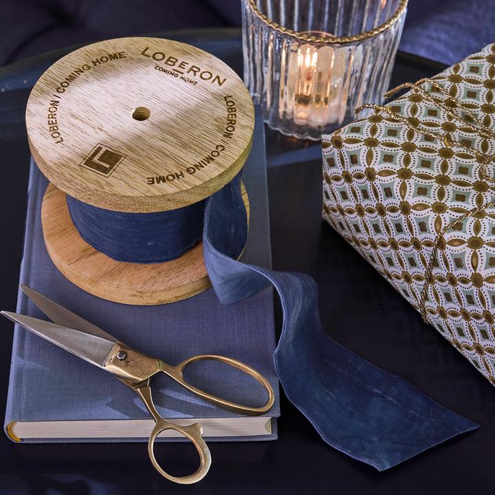 Loberon Samtband Phaedra dunkelblau - kaufen bei Digitec