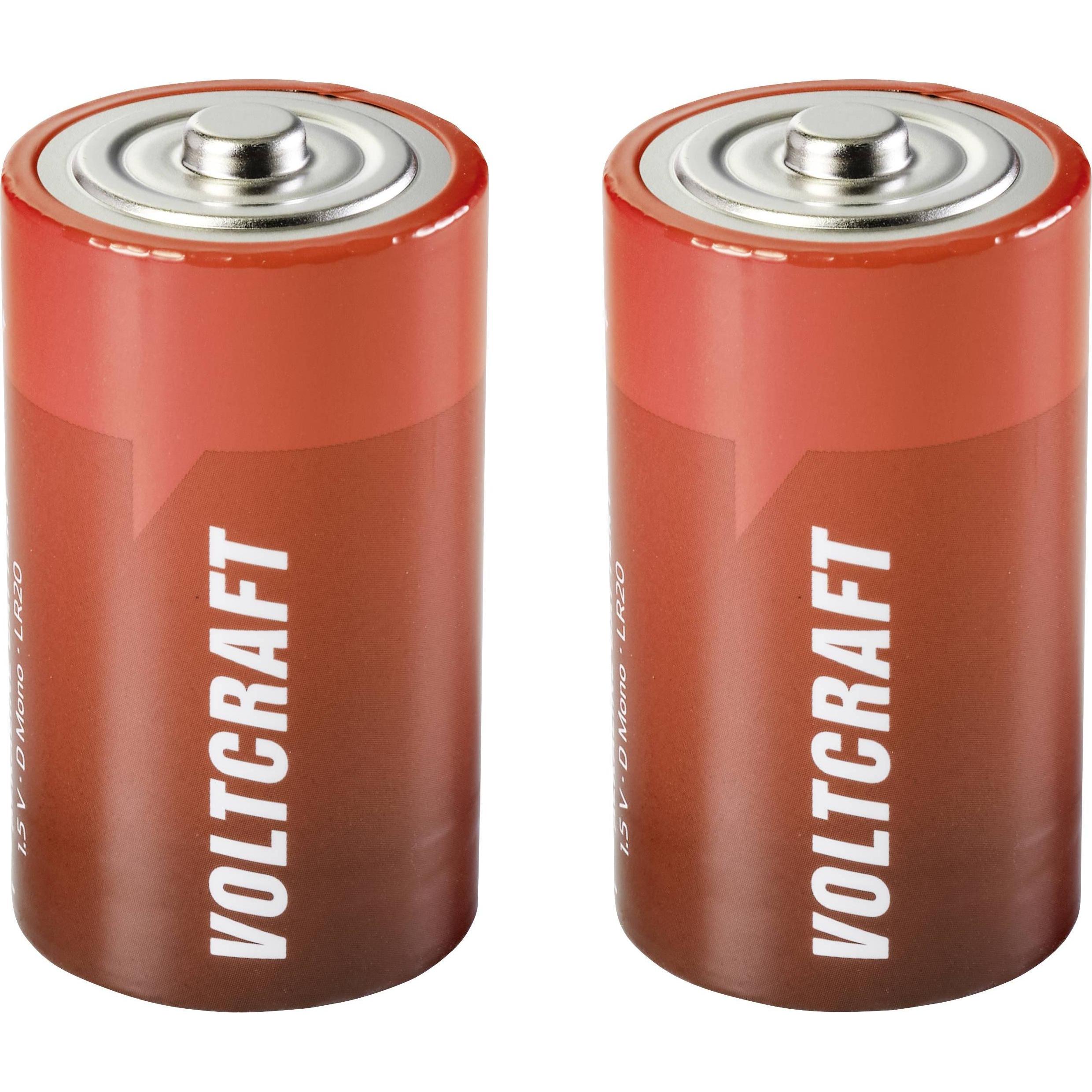 Voltcraft LR20 Mono (D)-Batterie Alkali-Mangan 18000 mAh 1.5 V 2 St. (2 ...