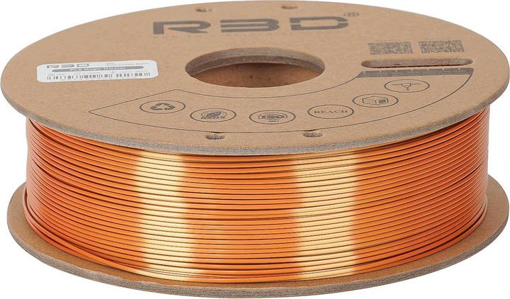 R3D eSilk Mystic PLA Black Red Gold Filament 1.75mm 1Kg - Digitec