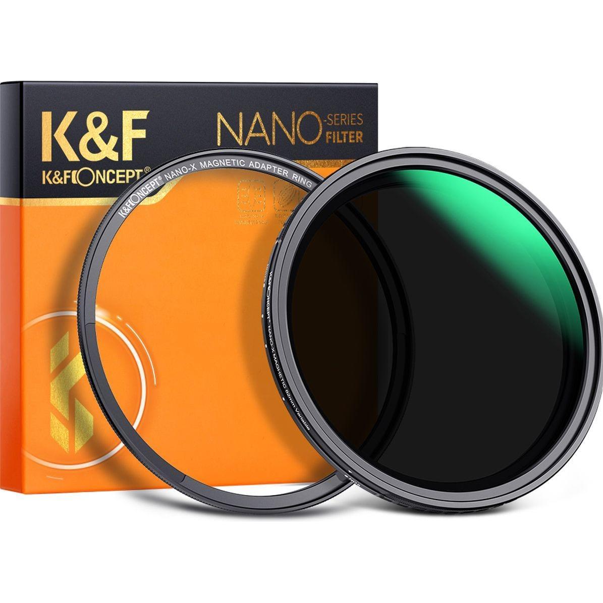 K&F Concept Concept Nano X No Fork ND8-128 Magnetic Filter - 67mm - Galaxus