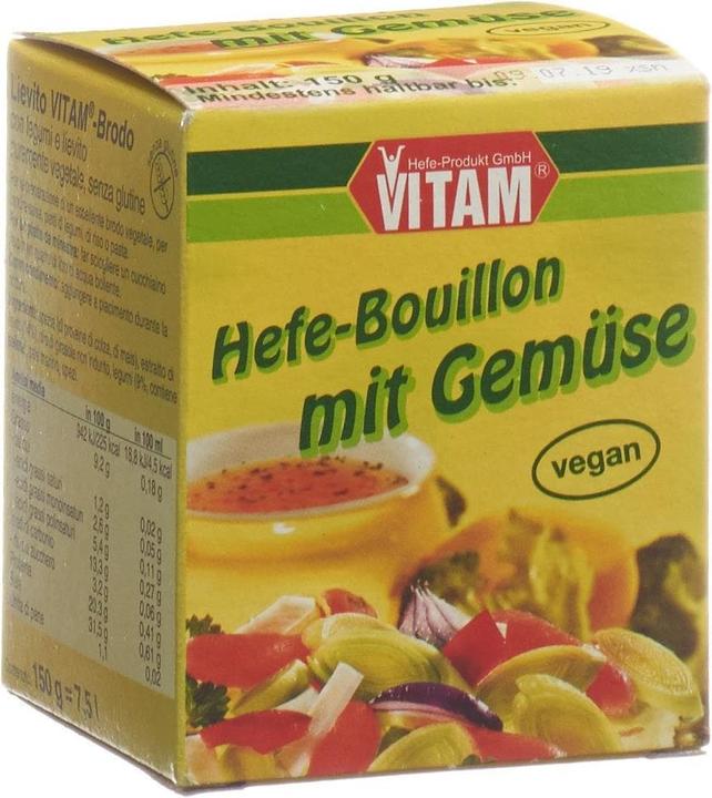 Vitam Bouillon Hefe Paste mit Gemüse glutenfrei - kaufen bei Galaxus