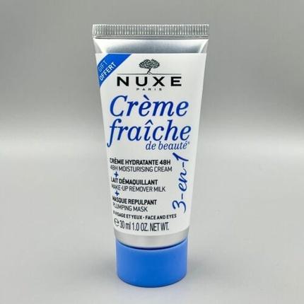 Nuxe - Moisturizing cream. make-up remover milk and plumping mask 3in1 ...