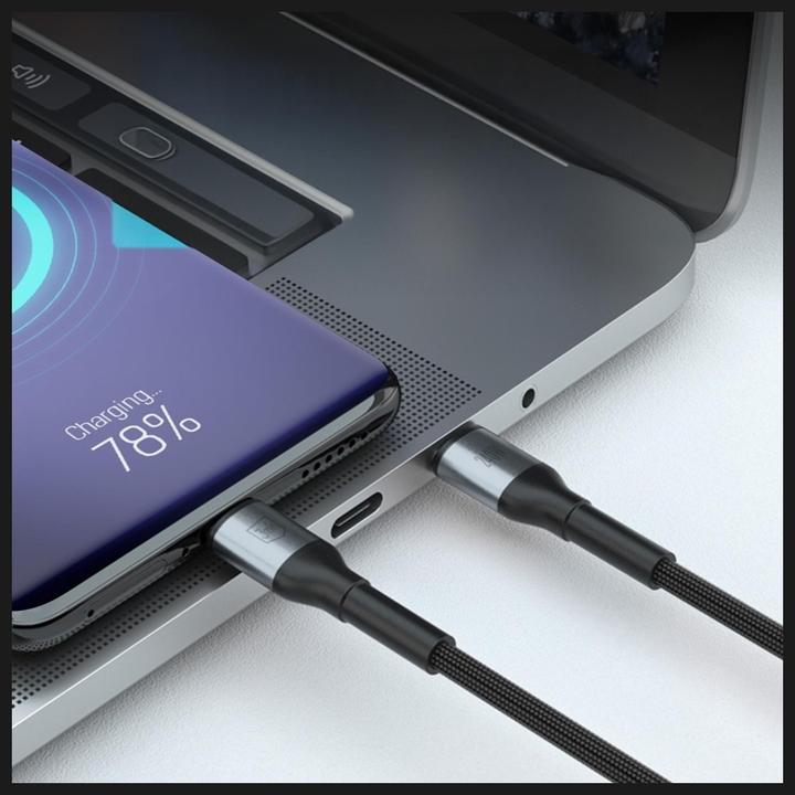 3MK Kabel Hyper Cable N-SERIES USB-C do USB-C 2m 48V/5A 240W czarny ...