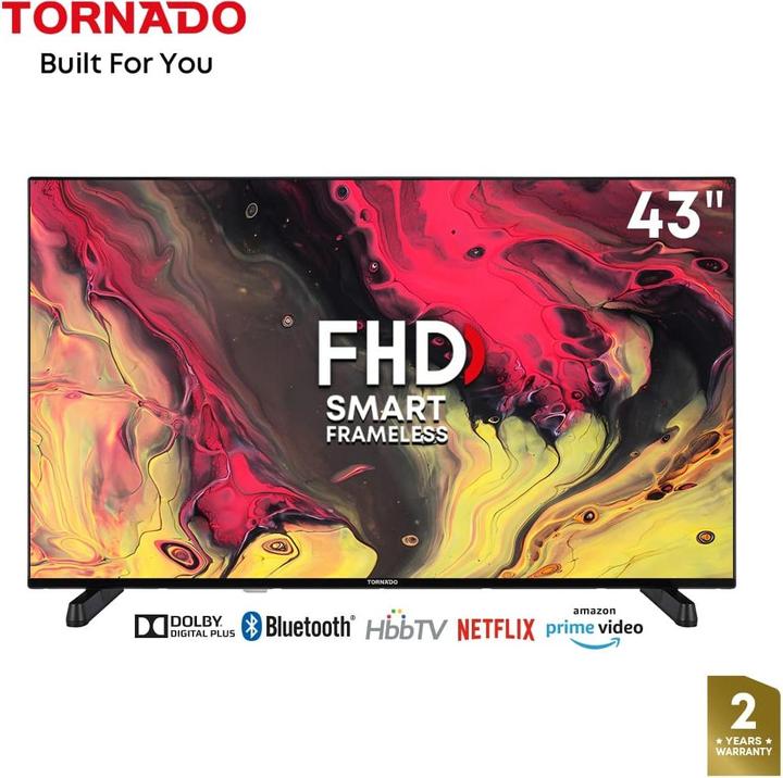 Tornado LED-TV Smart 45ES4301X, 109 cm (43"), EEK: E, Full-HD Frameless ...