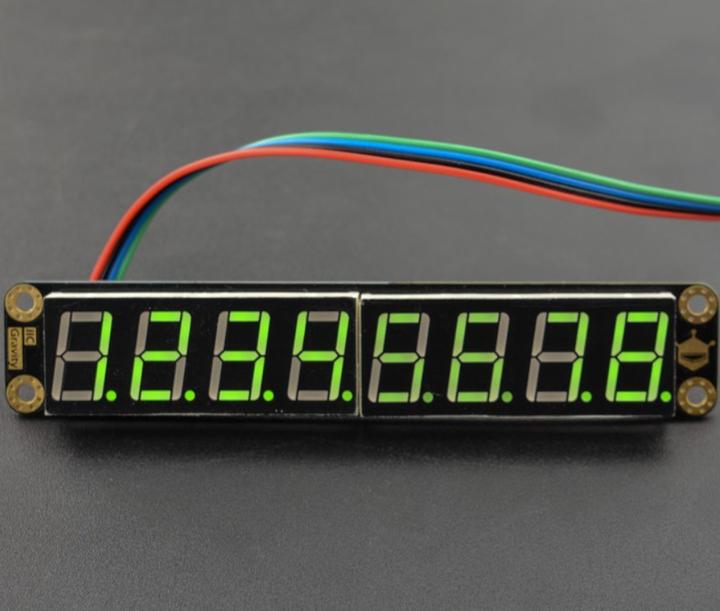 DFRobot Gravity grünes 8-Digit 7-Segment LED-Display - Digitec