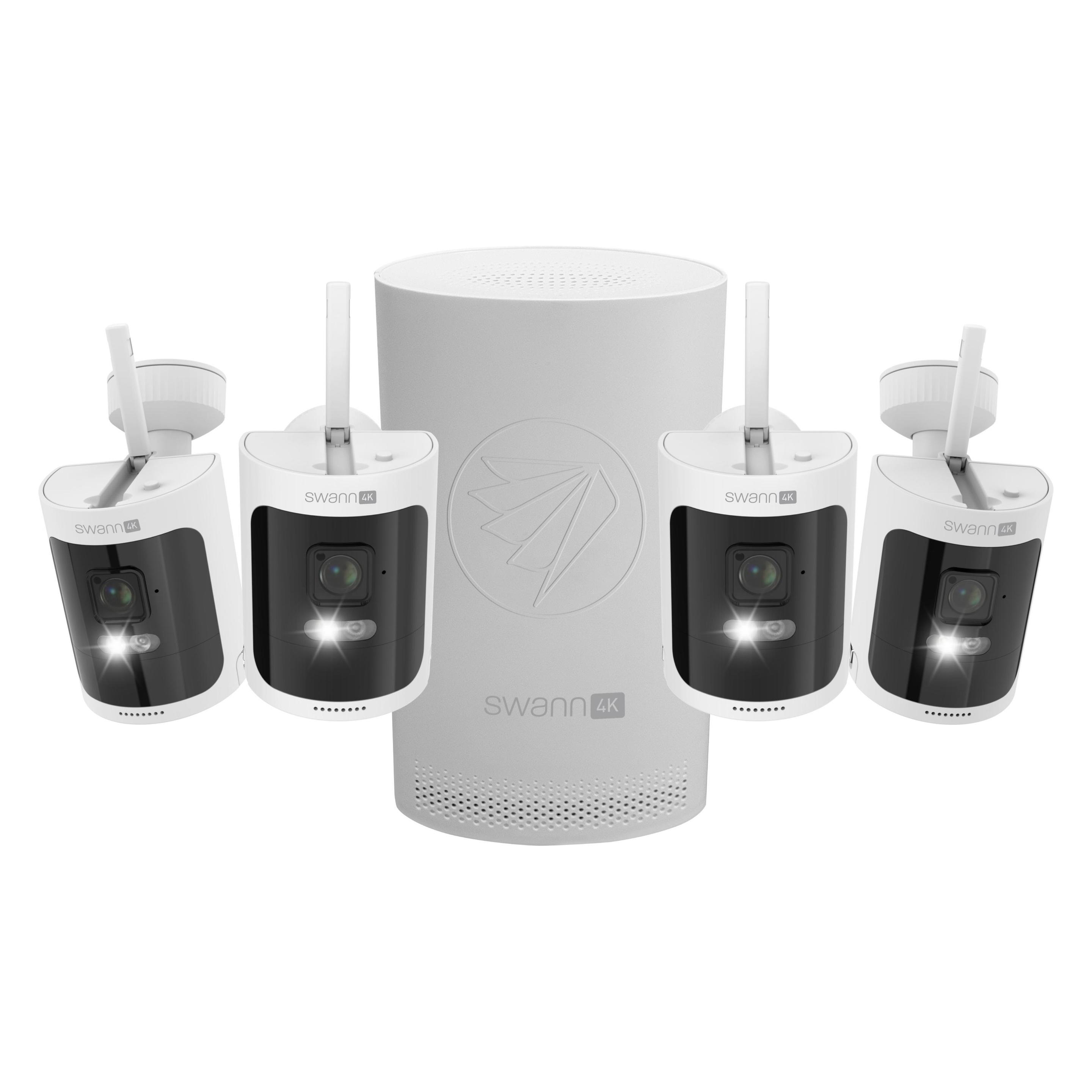 Swann AllSecure800 WiFi 4K Security System 4 Cameras - Galaxus