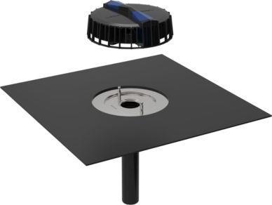 Geberit Pluvia Gutter - Pluvia Gutter with bitumen sheet, perforated ...