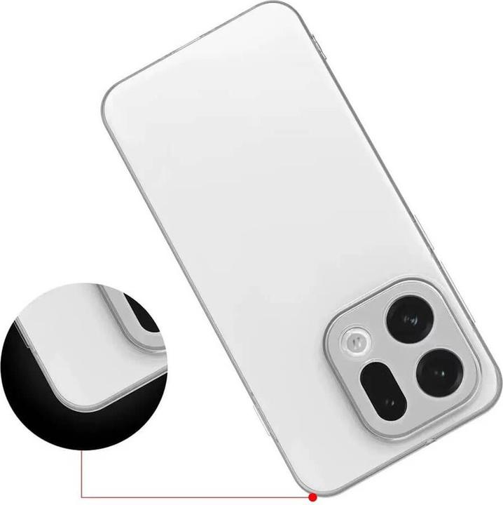 Cover-Discount OPPO Find X9 Pro - Silikon Gummi Case transparent