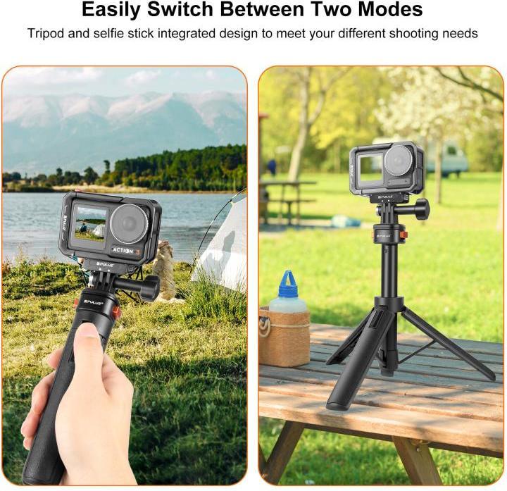 Puluz Mini Magnetic Quick Release Selfie Stick Tripod (Black) - Galaxus