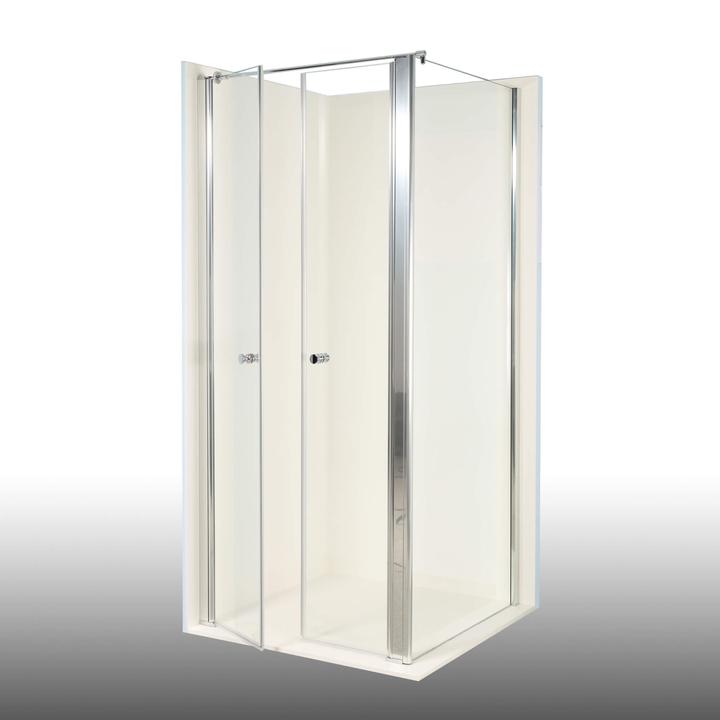 Dusbad Shower enclosure / shower enclosure Vital 2 two-part swing door ...