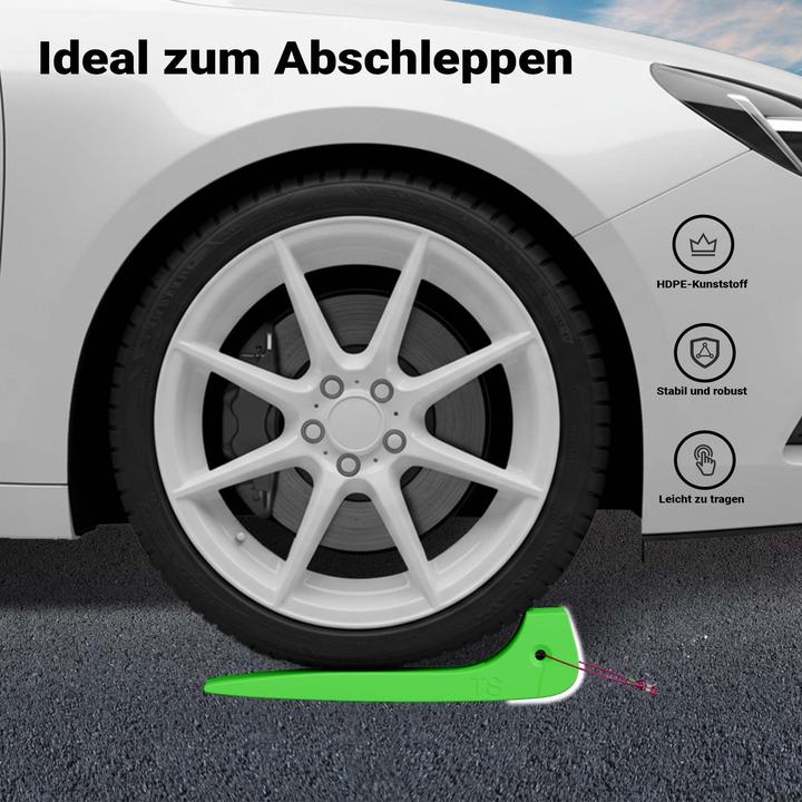 Wiltec Gleitkeile 4er Set 1814kg Keil HDPE Abschleppwagen ...