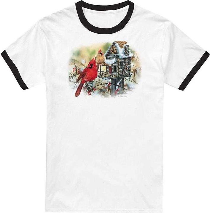 Wildlife Cardinals Rustic Retreat Adult TShirt - kaufen bei Galaxus