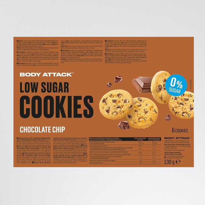 Body Attack Low Sugar Cookies (115g) - buy at Galaxus