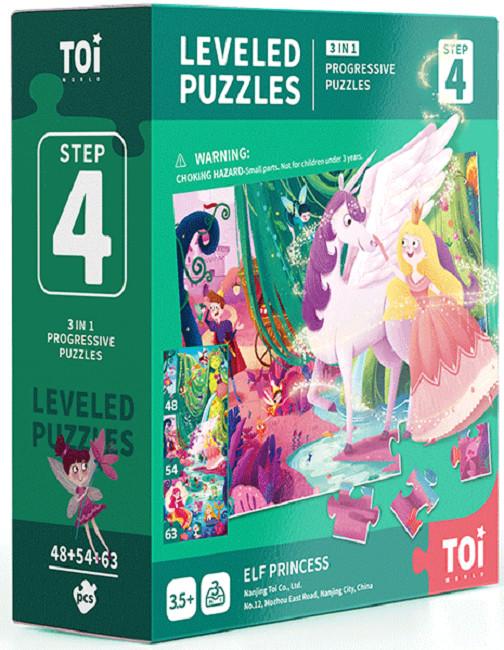 Toi World Leveled puzzle 48/54/63 pcs. XL x3 designs Step 4 Prince ...