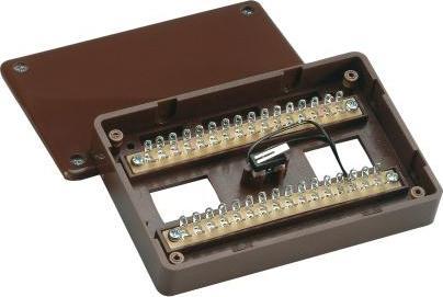 Abus Surface mounted soldering distributor 32-pole VdS C (brown) - Galaxus