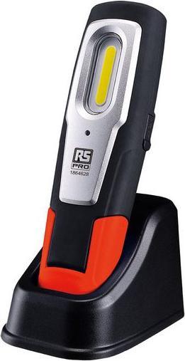 RS PRO LED inspection lamp, 700 lm, IP54, plug / plug, USB-A ON / micro ...
