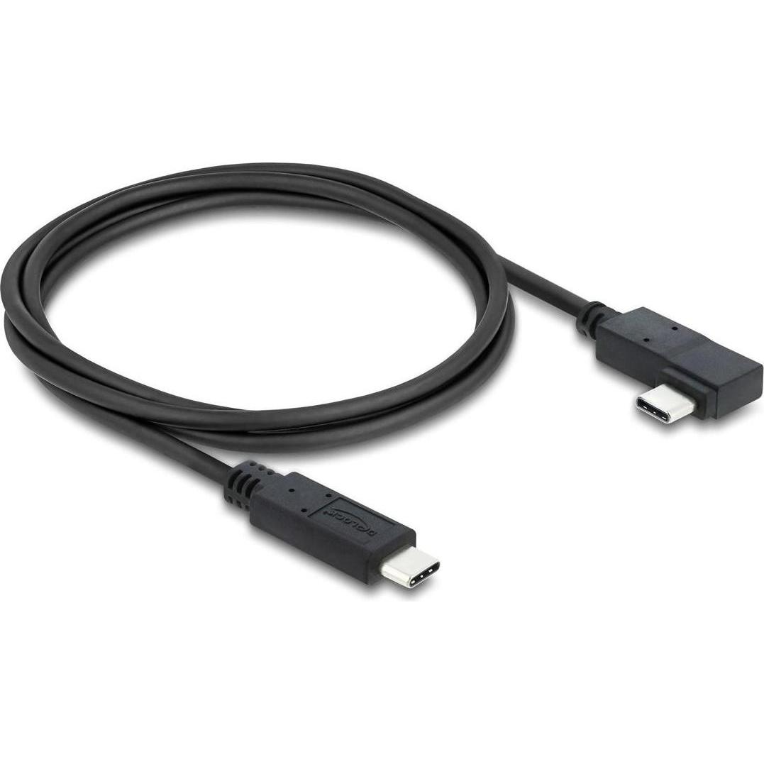 Delock Koaxiales USB 40 Gbps Kabel gewinkelt links rechts USB PD 3.1 240 W 0,5 - Galaxus