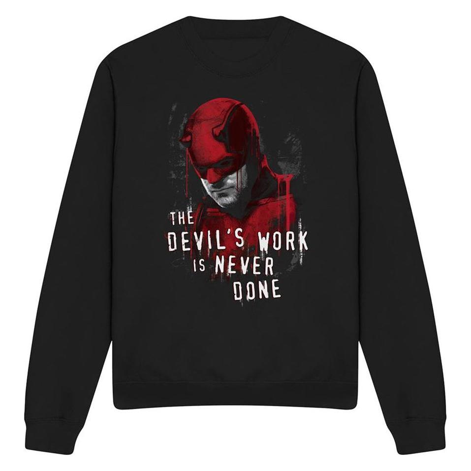 Daredevil Born Again The Devil's Work Is Never Done Sweatshirt - Galaxus