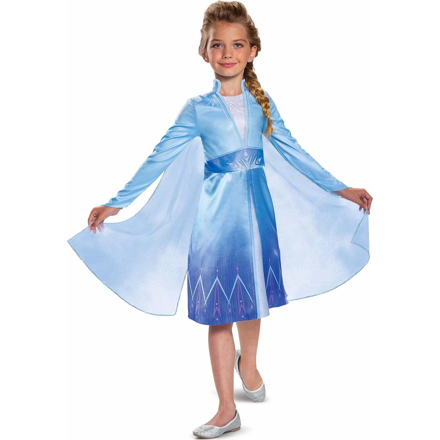Disguise Classic Costume - Elsa Traveling Dress (116 cm) (129979L) (116 ...